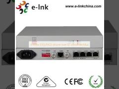 4声 (FXS/FXO) 携帯 E1変換器/Mux