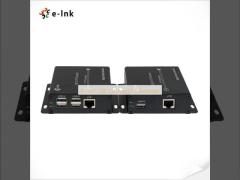 4 ポート USB 2.0 ファイバー エクステンダー