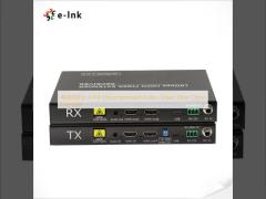 Mini 4K/60Hz HDMI 2.0 KVM USB over Fiber Optic Extender