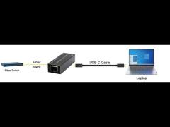 Micro Mini USB-C to SFP Gigabit Ethernet Adapter Certified drivers for Windows, macOS and Linux