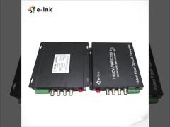 Convertitore video in fibra 4 in 1 4Ch 5MP HD-Video tramite indicatori LED per informare sulla sua modalità funzionale