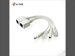 Passive PoE Kit (Passive PoE Splitter + Passive PoE Injector)  Easy to install PoE Application for AP, CPE, IPCam, IP Phone