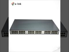 24-Port PoE Injector Supply power to HD network surveillance cameras with Cat5e (PoE)