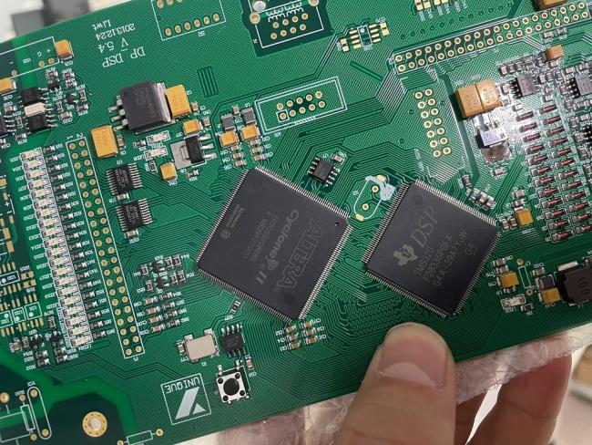Sample PCB produced by this assembly line