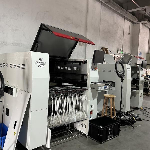 TS10 SMT Pick And Place Machine 10 голов 100 питателей 01005 Поддержка высокой скорости