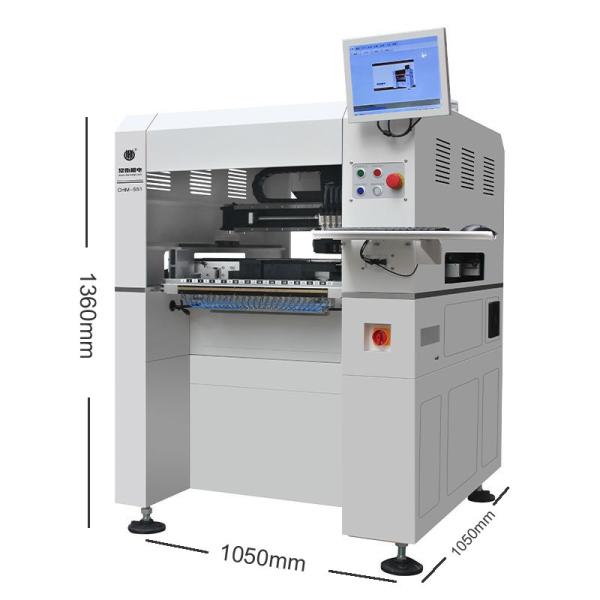 Ligne SMT petite et moyenne avec imprimante Stecnil 3250 CHM-551 SMT pick and place machine 830 four à reflux