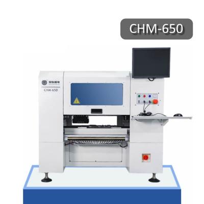 China Máquina de recogida y colocación SMT de escritorio de alta precisión automática de circuito impreso de alta precisión 0201 4 cabezas CHM-650 for sale