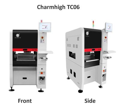 China TC06 Narrow 6-Head High-Speed SMT Pick and Place Machine with Integrated Cast Iron Platform for sale
