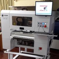 China CHM-650 High Precision 4-Head SMT PCB Component Mounting Machine with 9000cph Speed and 50 Feeder Capacity for sale