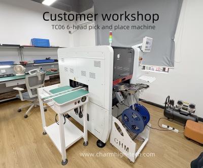China Semi-auto SMT Assembly Line with 6-Head TC06 Pick and Place for sale