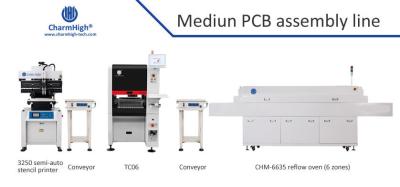 China Semi-auto SMT Assembly Line with 6-Head TC06 Pick and Place for sale