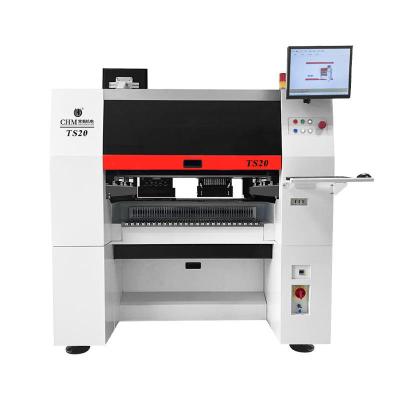 China 20-head Dual-arm Dual-lane High Speed TS20 Automatic SMT Pick and Place Machine PCB Assembly for sale