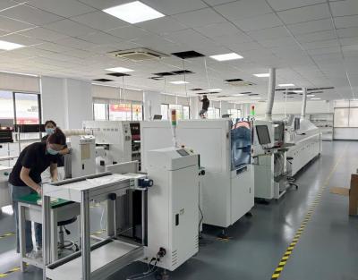 China Large-Scale SMT Production Line 10-Head Pick and Place for PCB Assembly in Electronics Industry for sale