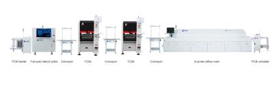 China Dual TC06 Pick and Place Machines Fully-automatic SMT Production Line for sale