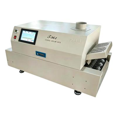 China Mini 6-zone Reflow Oven T961 with Touch Screen Conveyor 730*230mm for sale
