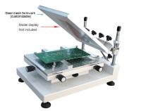 China 3040 High Precision Stencil Printer with 300×400mm Work Table and ±0.01mm Repeat Accuracy for SMT PCB Assembly for sale