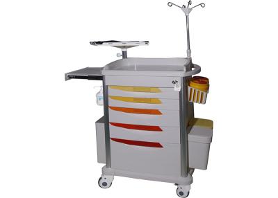 China Bright Rainbow Color Emergency Crash Trolley Hidden Adjustable Oxygen Cylinder Holder for sale