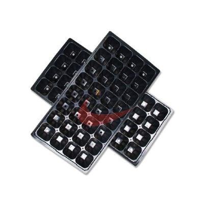 China Black Plastic Nursery Tray Seedling Tray Black Plastic Seedling Tray Black Plastic Nursery Tray for sale