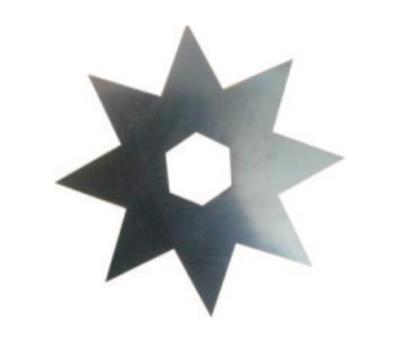 China 1.6mm 8 Tooth Brush Cutter Blade High Carbon Steel Lawn Mower Blades for sale