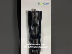 Rodas de lâminas de cortador de relva - série Razor de 8 lâminas radial com rolamentos e vedações 27x7 G137-8470 Fits Toro Reelmaster