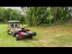 OEM Golf Course Twin Turbines Debris Blower , Grass Leaf Blower，3600r Min 4 Stroke Driving Gasoline