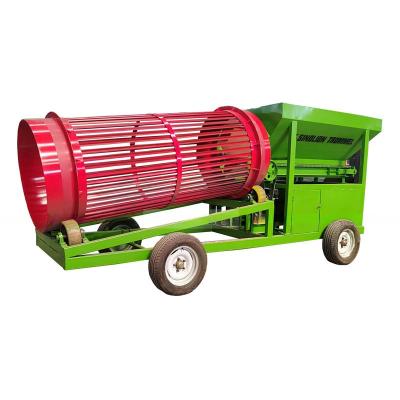 China 2022 Design Firewood Mobile Trommel Screen with and Customizable Discharge Size for sale