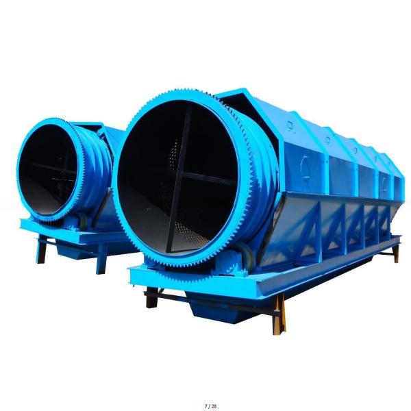 Quality Waste Recycling Machine Drum Screen Sieve Discharge Size Less than 6mm or as Request for sale