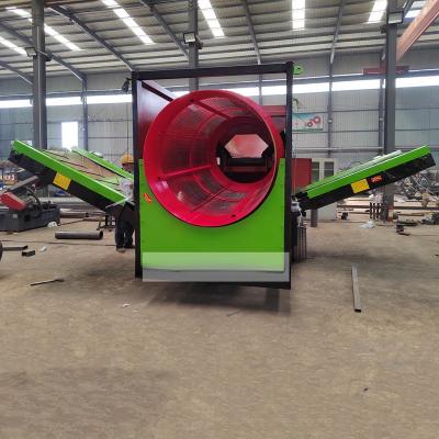 China Customized Voltage Mobile Compost Trummel Screener for Heavy Duty Waste Recycling for sale