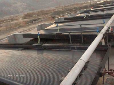 China Slurry Density 15-30% Fiber Glass 6S Vibrating Shaker Table Distributor 545x1825x1242 for sale