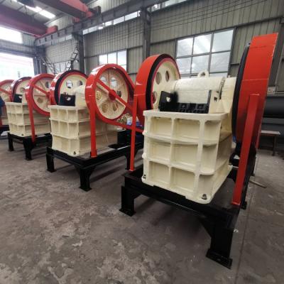 China PE series jaw crusher machine for broken constructions waste cement blocks and bricks for sale