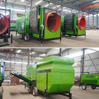 China Customizable Mobile Compost Trommel Screen with Multiple Models and Optional Colors for sale