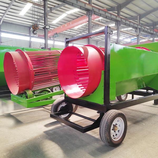 Quality Organics 1790 KG Customization Basic Trommel Screen Firewood Tumbler Wood for sale