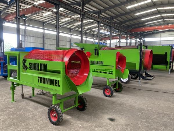 Quality Organics 1790 KG Customization Basic Trommel Screen Firewood Tumbler Wood for sale
