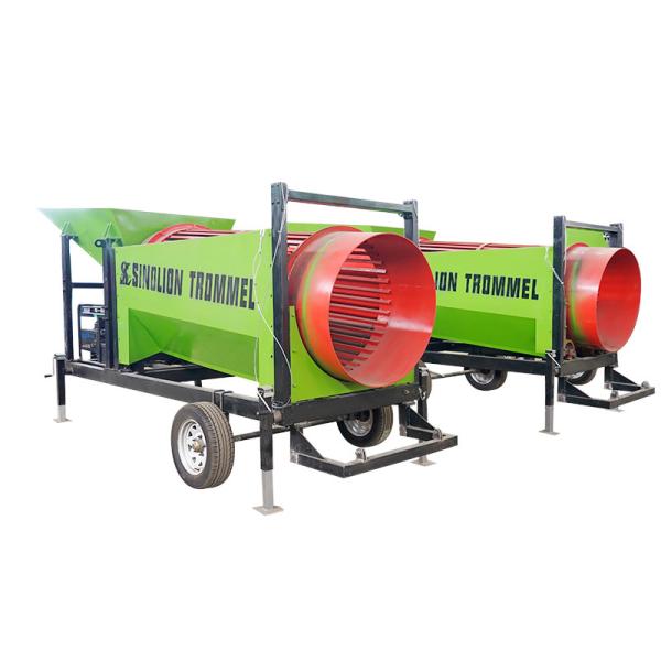Quality Customization Mobile Rotary Firewood Trommel Screen with Less Than 300mm Feeding for sale