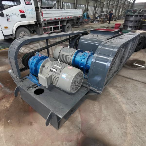 Quality Motor Type AC Coal Gangue Double Toothed Roll Crusher / Stone Gold Two Rollers for sale