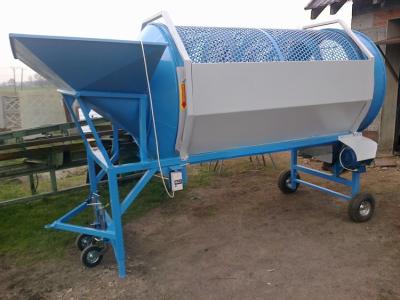 Cina Screening Compost Sieving Rotary Trommel Screen Machine 30-150 tonnellate all'ora Capacità in vendita