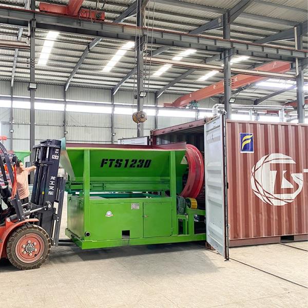 Quality 500*500*550mm Carbon Steel Rotary Drum Trommel Screen Machine for Vibrated for sale