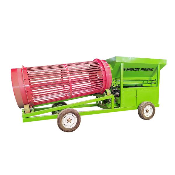 Quality Industrial Rotary Vibrating Separator Carbon Steel Trommel Drum Screen for Heavy for sale