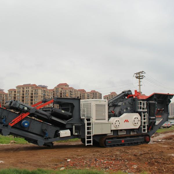 Quality Integrative Portable Mobile Quarry Plant Machine and Easy Operation with Welding Frame for sale