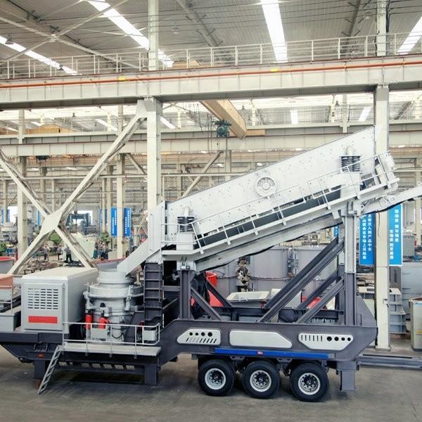 Quality Integrative Portable Mobile Quarry Plant Machine and Easy Operation with Welding for sale