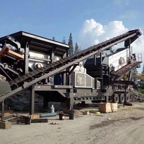 Quality Integrative Portable Mobile Quarry Plant Machine and Easy Operation with Welding for sale
