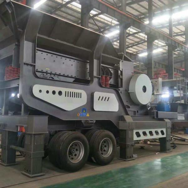Quality Integrative Portable Mobile Quarry Plant Machine and Easy Operation with Welding for sale