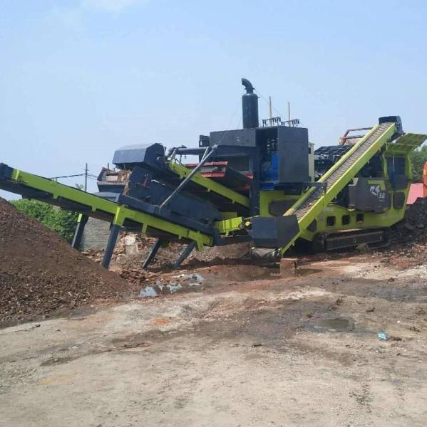 Quality Integrative Portable Mobile Quarry Plant Machine and Easy Operation with Welding for sale