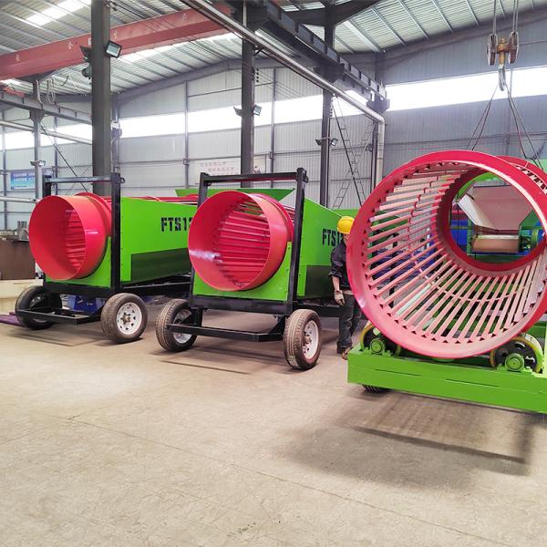 Quality Carbon Steel Rotary Heavy Duty Rock Sittler Drum Trommel Screens for Waste for sale