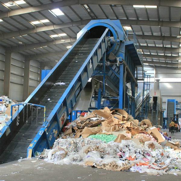 Quality 7.5KW Municipal Solid Waste Sorting Processing Equipment for Garbage Trommel for sale