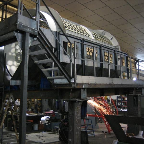 Quality 7.5KW Municipal Solid Waste Sorting Processing Equipment for Garbage Trommel for sale