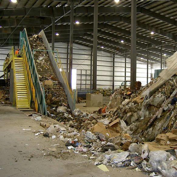 Quality 7.5KW Municipal Solid Waste Sorting Processing Equipment for Garbage Trommel for sale