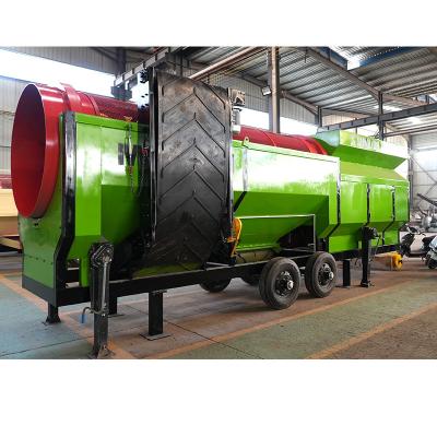 Cina Screener a tamburo per compost portatile Carbone di legna Suolo Legno da ardere Vermi rocciosi Terreno superiore in vendita