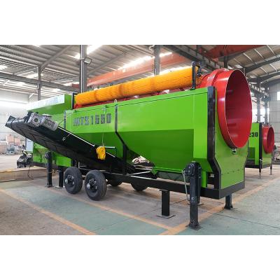 Cina Screener a tamburo per compost portatile Carbone di legna Suolo Legno da ardere Vermi rocciosi Terreno superiore in vendita