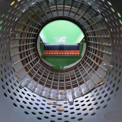 Cina Schermo a tamburo rotativo di compost grigio ad alta capacità con dimensioni di alimentazione inferiori a 300 mm in vendita